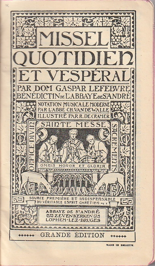 Pierre LEFEBVRE, dit Dom GASPAR - Sa Vie, son Oeuvre
